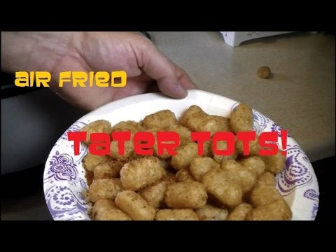 Air Fryer Tater Tots with Garlic Healthy !!!