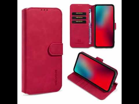 DG.MING iPhone 12 Pro Max Wallet Stand Case