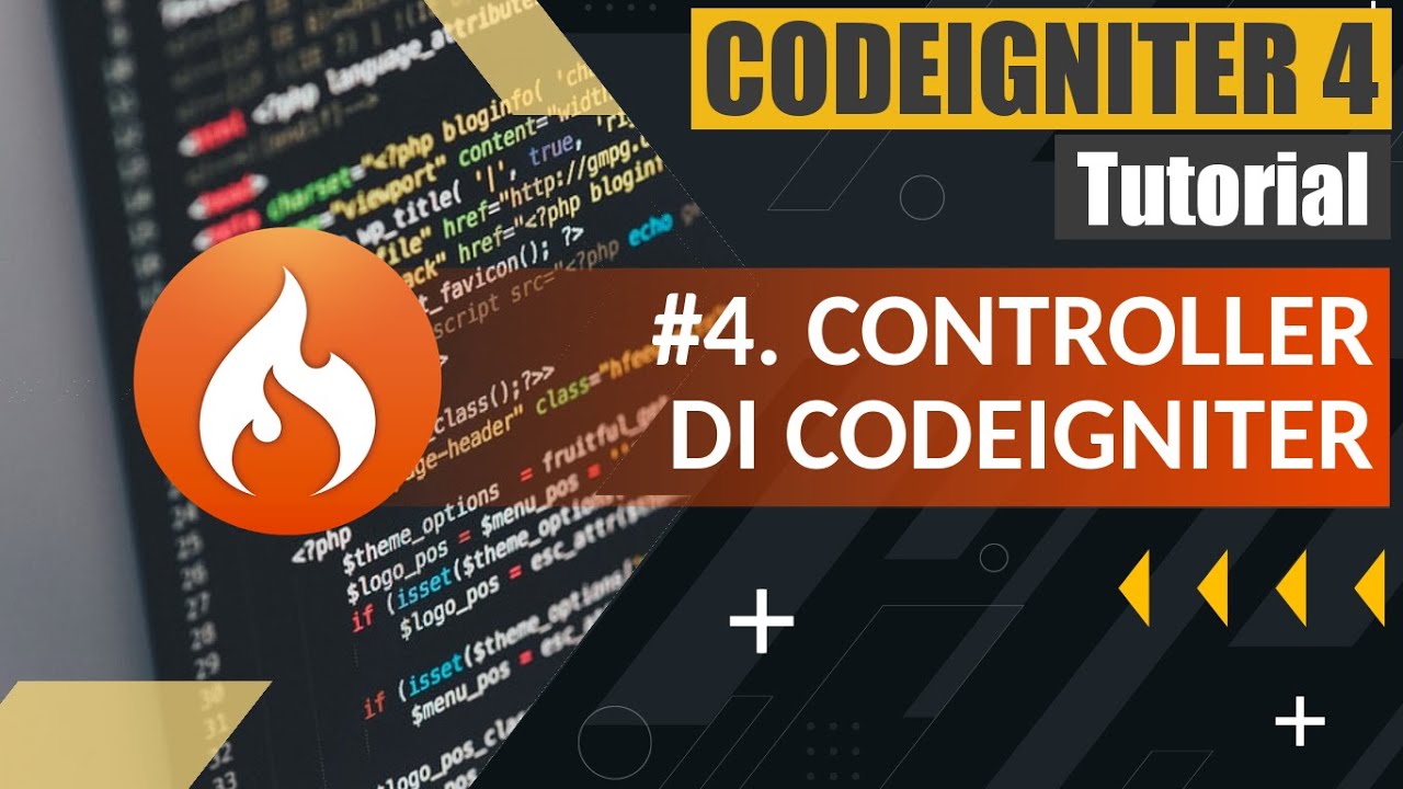 Tutorial Codeigniter 4 untuk Pemula | #4.  Codeigniter Controller Tutorial