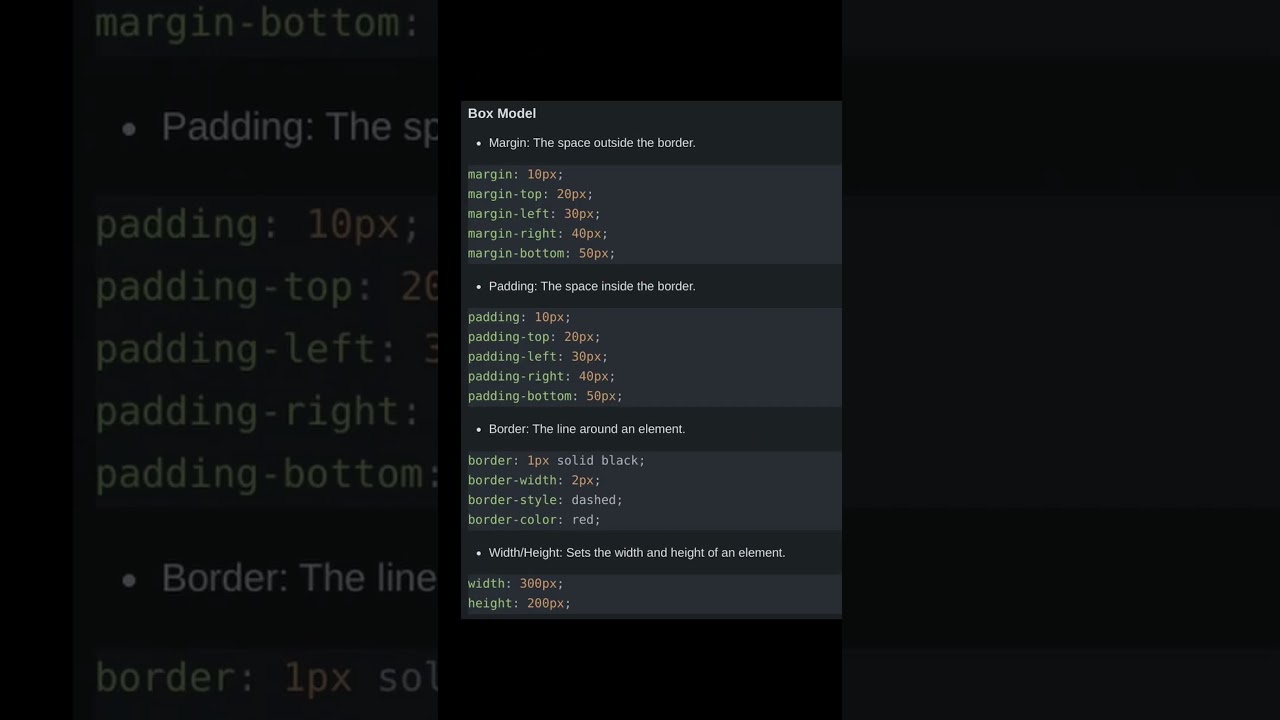 💻 CSS 58a 💻 Cheatsheet Part 1 💻 #css #css3 #csscourse #html #html5 #omg