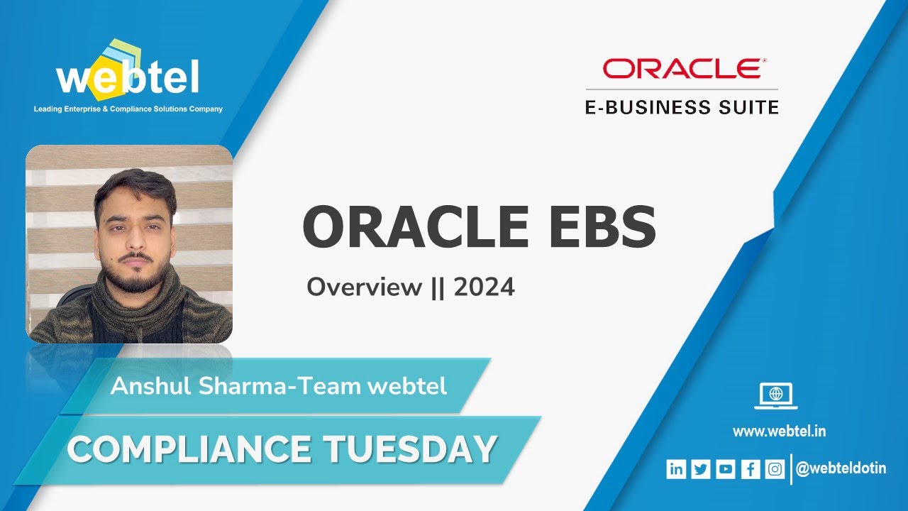Oracle EBS Introduction Session | What is EBS? | Webtel