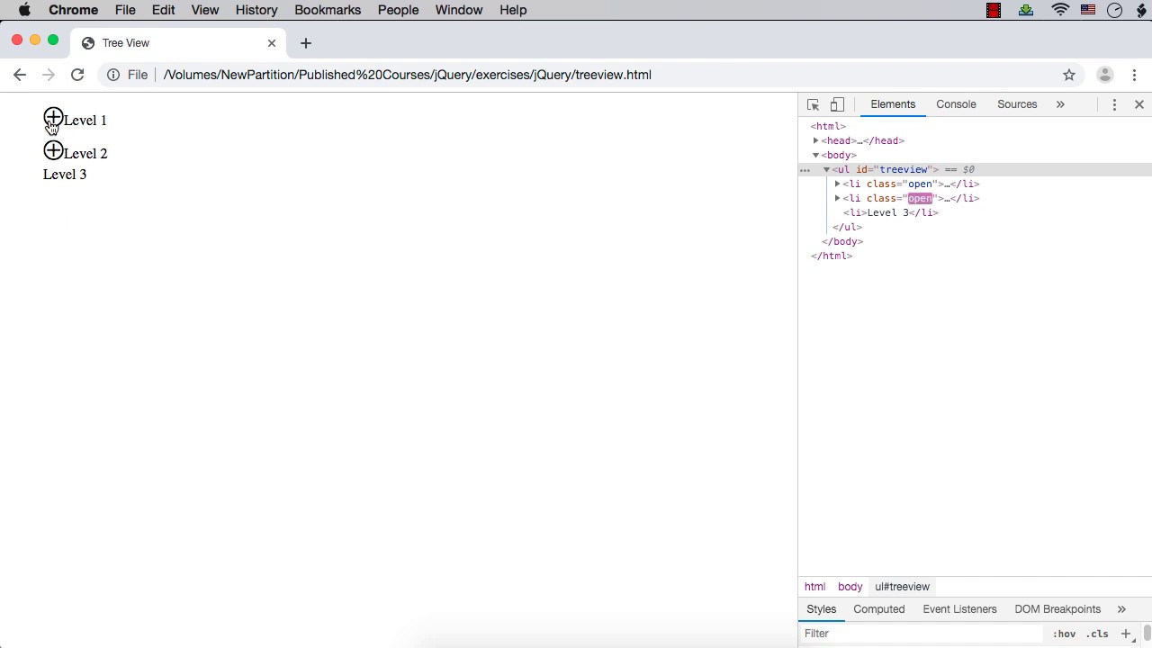 Tree View using jQuery - Part 3