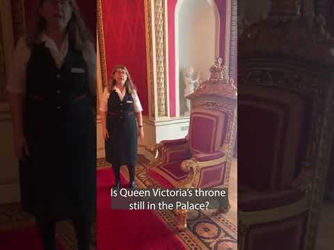 Where is Queen Victoria's throne kept?