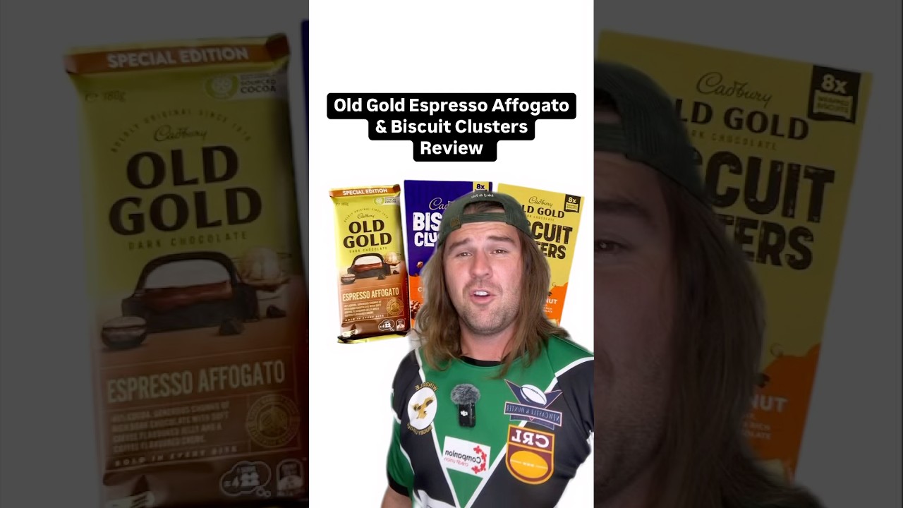 Old Gold Espresso Affogato & Biscuit Clusters Review #russeats #cadbury #oldgold