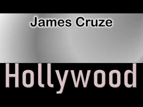James Cruze How to pronounce James Cruze Hollywood Actor from 6922 Hollywood Boulevard?