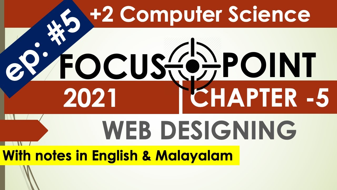 Chapter 5 | Focus Point 2021 | Plus Two Computer Science| Plus Two Computer Application|| Exam Tips