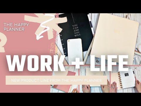 Work + Life || NEW Products from The Happy Planner || Spring Release