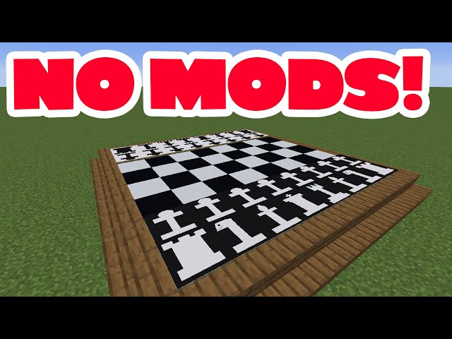 Chess Game In Minecraft Minecraft Map