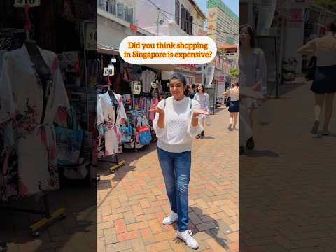 Bugis Street Market & China Town were hidden gems I discovered during my Singapore trip🛍️ #shorts