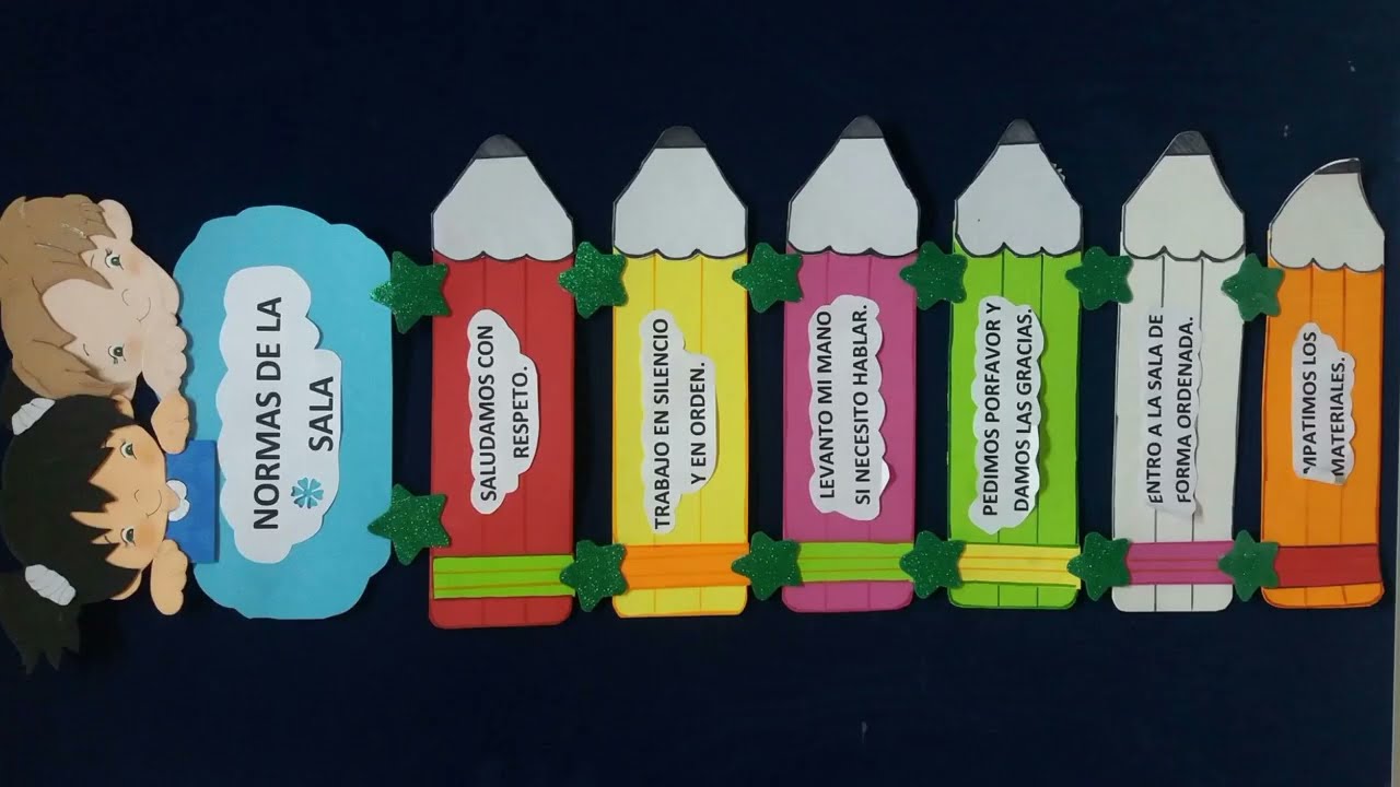 NORMAS DE CONVIVENCIA ESCOLAR DECORACIONES/ IDEAS DECORATIVAS ESCOLARES DE LAS NORMAS DE CONVIVENCIA