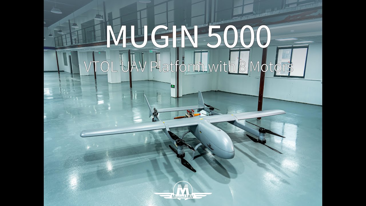Mugin 5000 VTOL with 8 motors layout