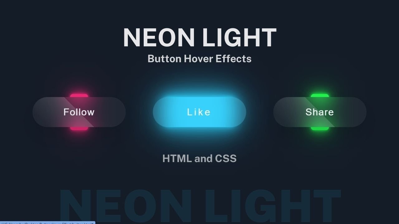 Buttons With Awesome Hover Effects Using Only HTML & CSS | Button Hover Effect | Source code 2022