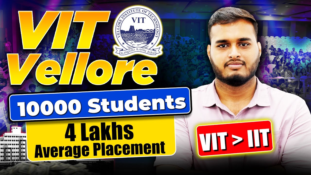 VIT Vellore Reality 😱 | Average Placement 4 Lakhs ? #vitvellore
