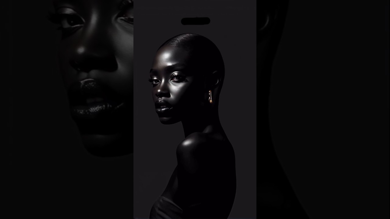 Deep Black AI Model – Bold. Beautiful. Unapologetically Powerful.#supermodel #catwalk#metgala