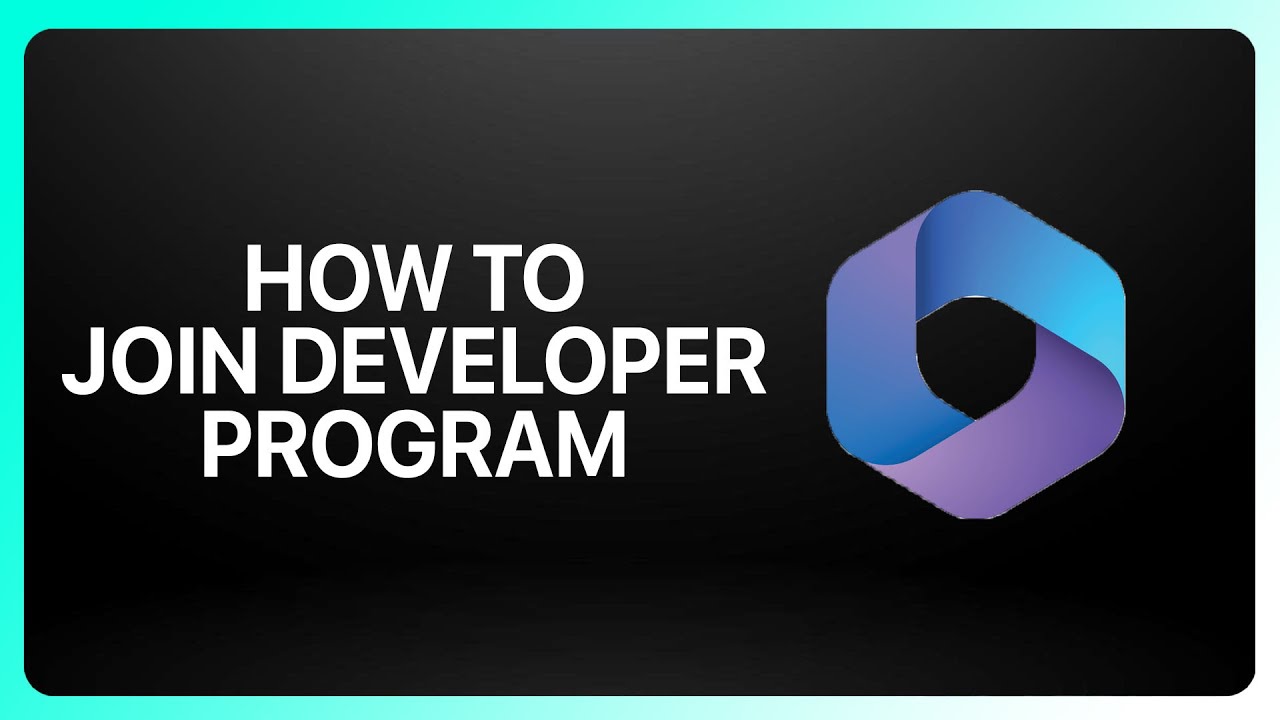 How To Join Microsoft 365 Developer Program Tutorial