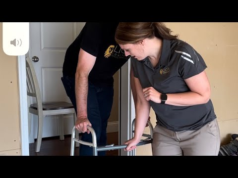 How to ascend/descend stairs without a railing when you are Non-weight bearing on 1 leg