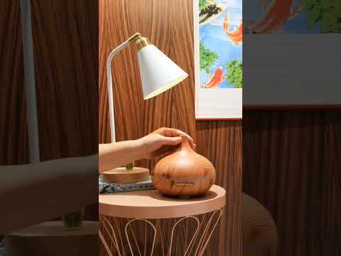 Woodgrain Ultrasonic Diffuser with Relaxing Essential Oil Blend