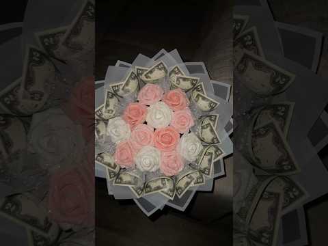 Glitter momey bouquet #flowers #ramobuchon #diy