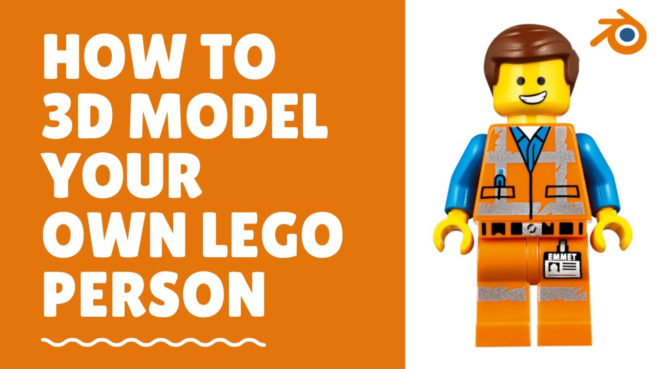 Episode 1: Model Character - 3D model LEGO custom character in blender 2.9 - mini course