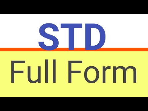 STD Full Form || What is the Full Form of STD || Full Form of STD