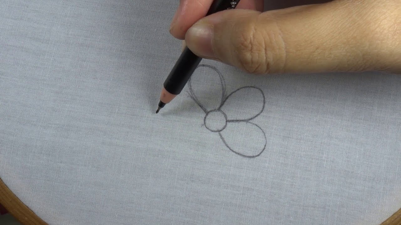 beginner freehand embroidery pattern drawing tutorial, embroidery pattern, easy embroidery pattern-5