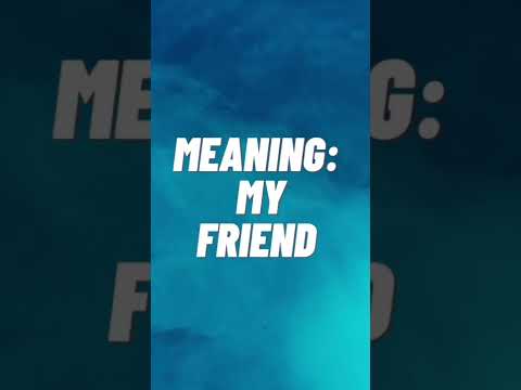 Mon ami - French pronunciation & Meaning #shorts #pronounce #pronunciation