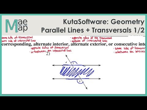 Parallel Lines And Transversals Part 1 – Easy Peasy All-in-One High School