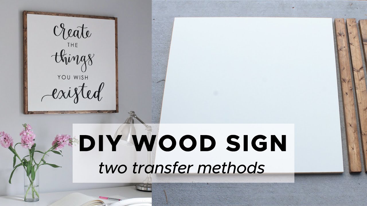 DIY Wood Sign and Free Printable!