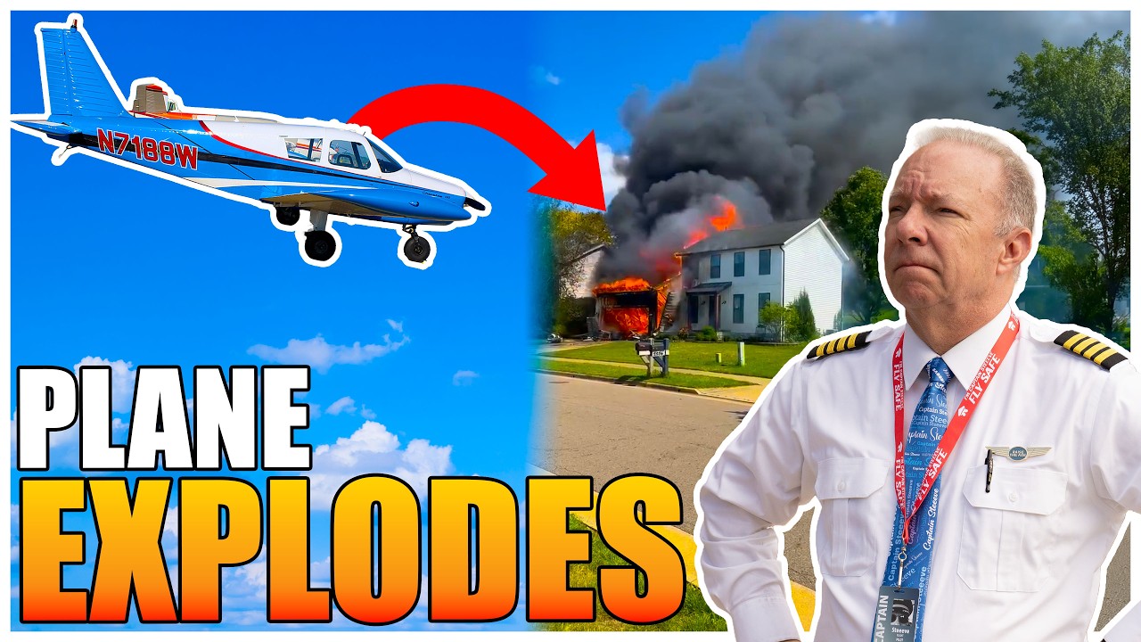 Akron PA-28 Crash: Plane SLAMS Into House During Approach