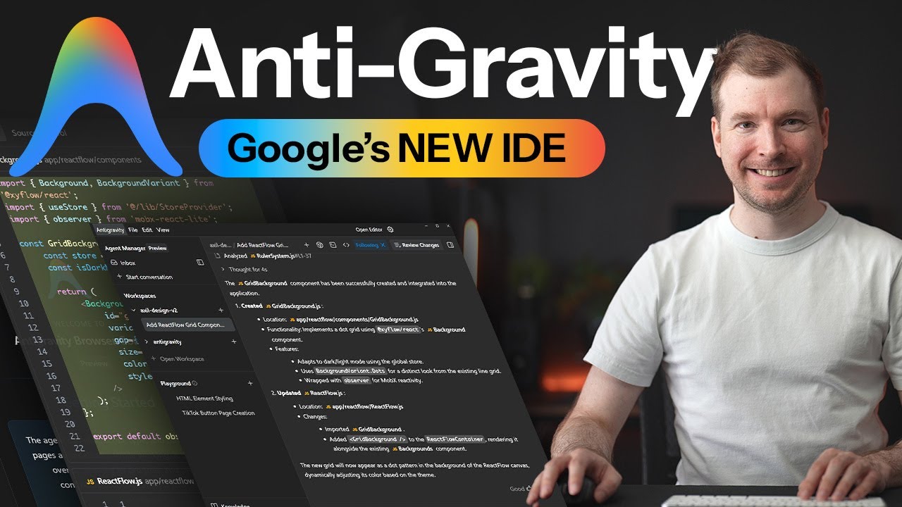 Google Anti-Gravity IDE - AI Based Code Editor