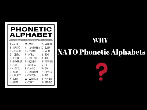 Learn NATO Phonetic Alphabets and sound more professional over calls ...