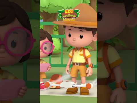 WATCH OUT! PANGOLIN ON THE ROAD! π£οΈ | Leo the Wildlife Ranger | Kids Cartoons | #shorts #animals