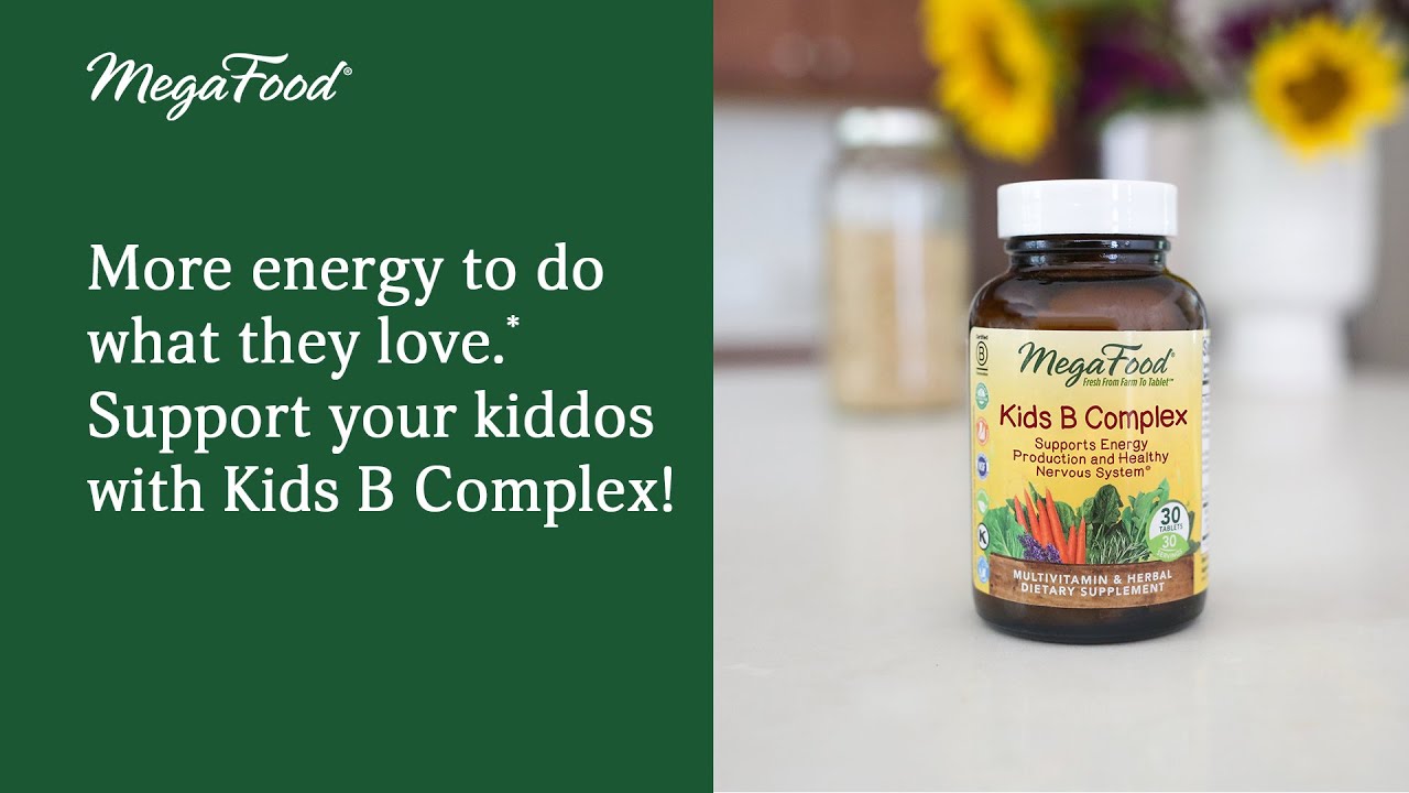 Kids B Complex | A Zinc Supplement Promoting Focus For Kids | MegaFood