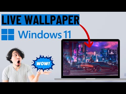 How to Set LIVE WALLPAPER on Windows 11 PC (2024)