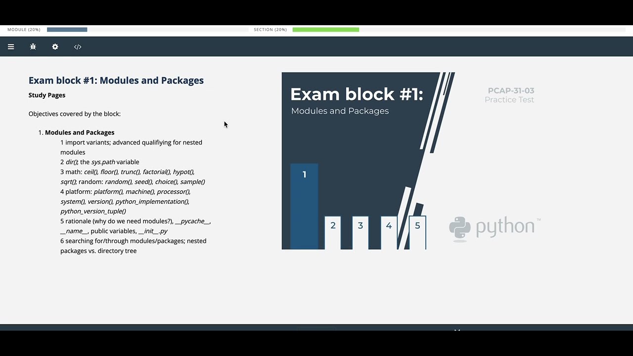 Module 1: Modules and Packages (12%):PCA Python Modules & Packages: Complete Guide to Master Module1