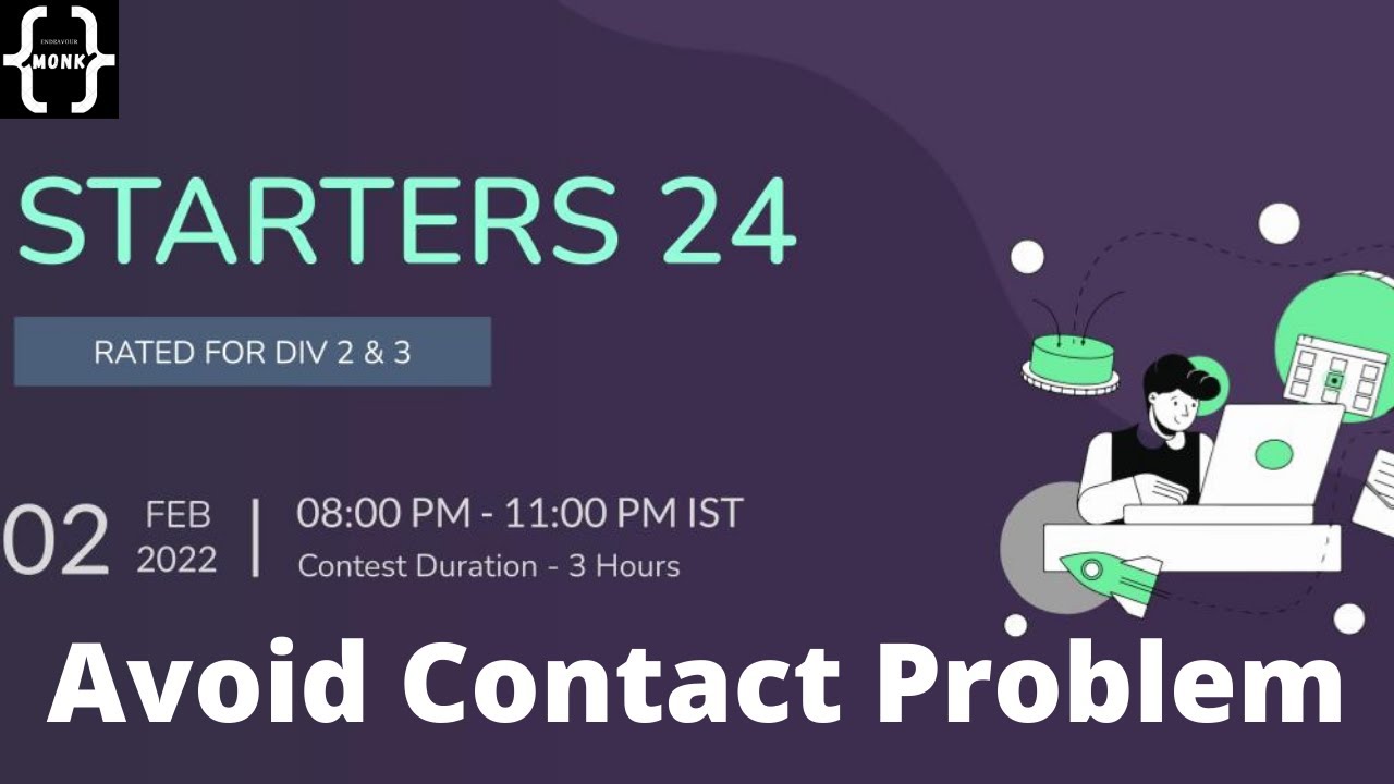 Avoid Contact Problem Code: AVOIDCONTACT | CodeChef Starters 24 | Complete Problem Solution C++ code
