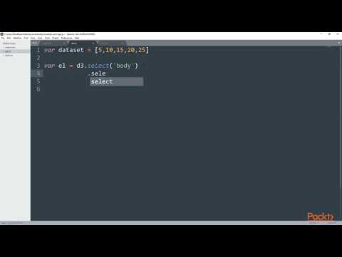 Learn Learning D3 JS 5 0 The data and enter Methods|packtpub com - Mind Luster