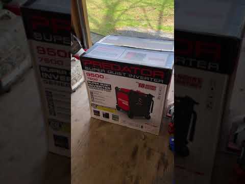 New Predator 9500 Inverter Generator - Harbor Freight #shorts