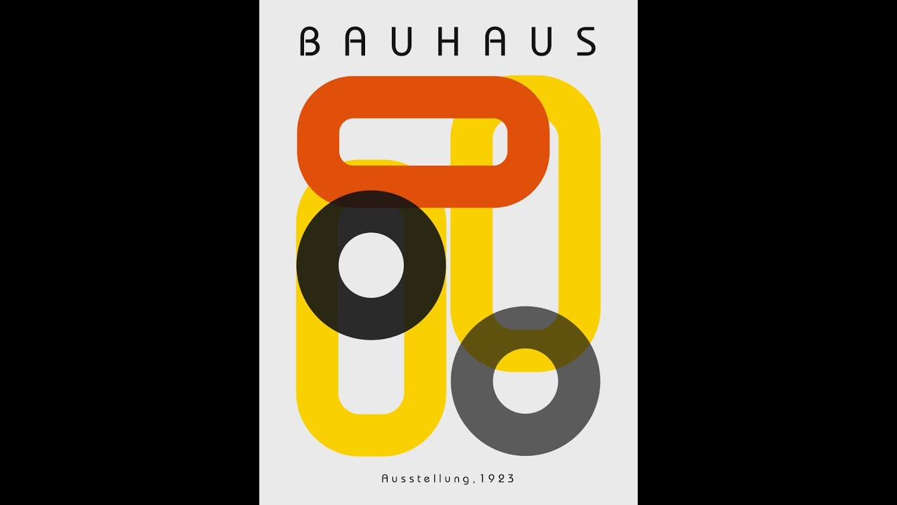 Bauhaus - Posters, Wall Art, Fashion, set of 3, Poster Bauhaus Prints
