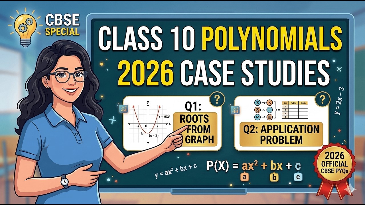 Try These 2 Case Study Questions on Polynomials | Board Exam Level