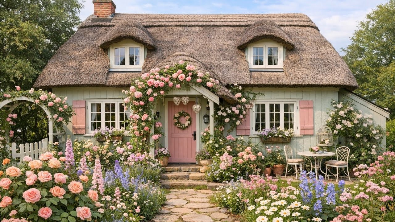 A Little House Made of Soft Light & Petals