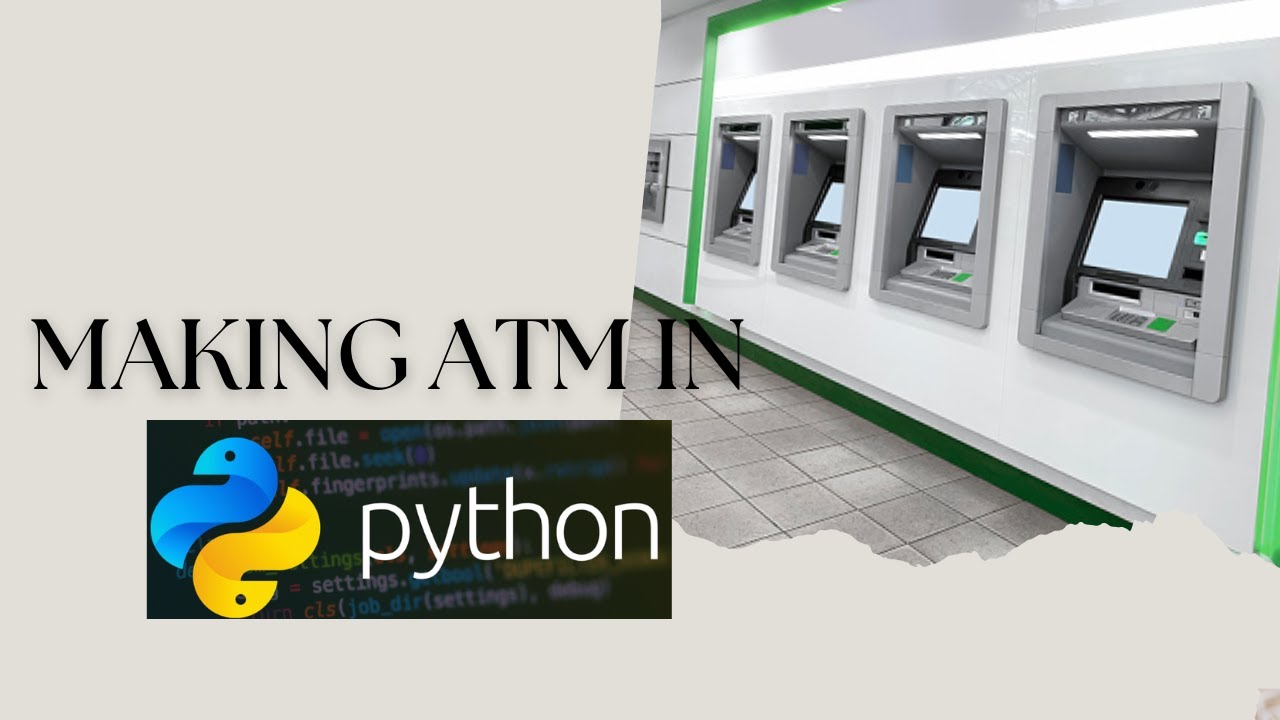 ATM in Python | ATM | Python | Crazy Coding