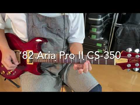 Aria Pro II CS-350 Cardinal Series '82 Vintage MIJ Electric | Reverb