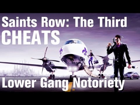 Saints Row 3 Cheats: No Gang Notoriety