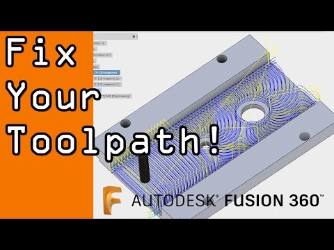 Fixing Fusion 360 CAM Toolpaths: 2D Adaptive and 3D Contour! - NYC CNC