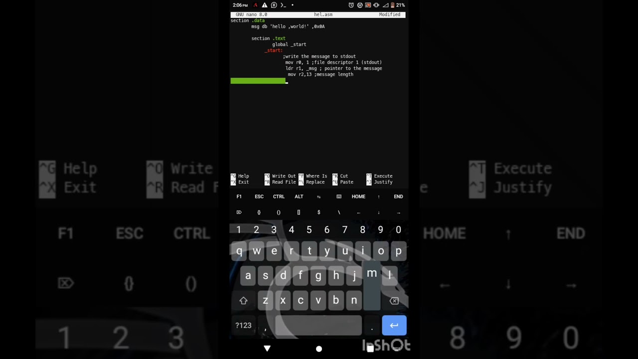 HOW TO PROGRAM USING ASSEMBLY LANGUAGE ON TERMUX#hack#hacktermux #termux #assemblylanguage