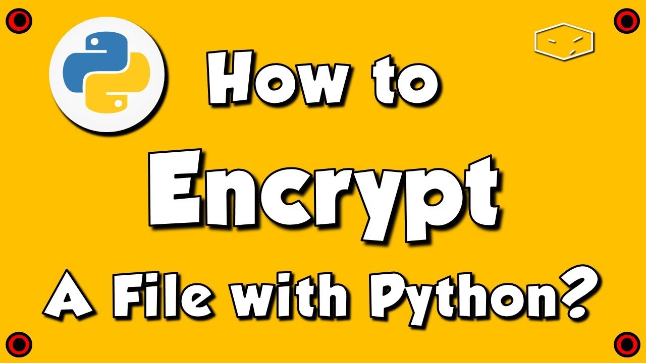 How to encrypt and decrypt a file with Python?