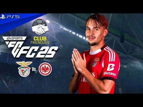 Amar Dedic ● Welcome to SL Benfica | Benfica vs Frankfurt - Club Firendly Full Match 2025 | PS5™