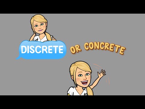 What is a linear function and is it concrete or discrete?