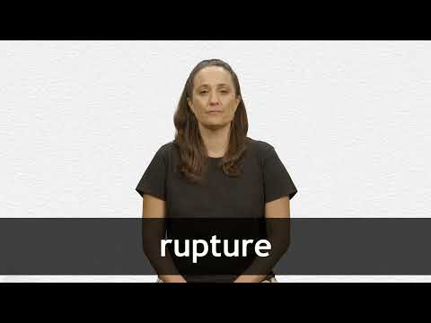 English Translation of “RUPTURE” | Collins French-English Dictionary